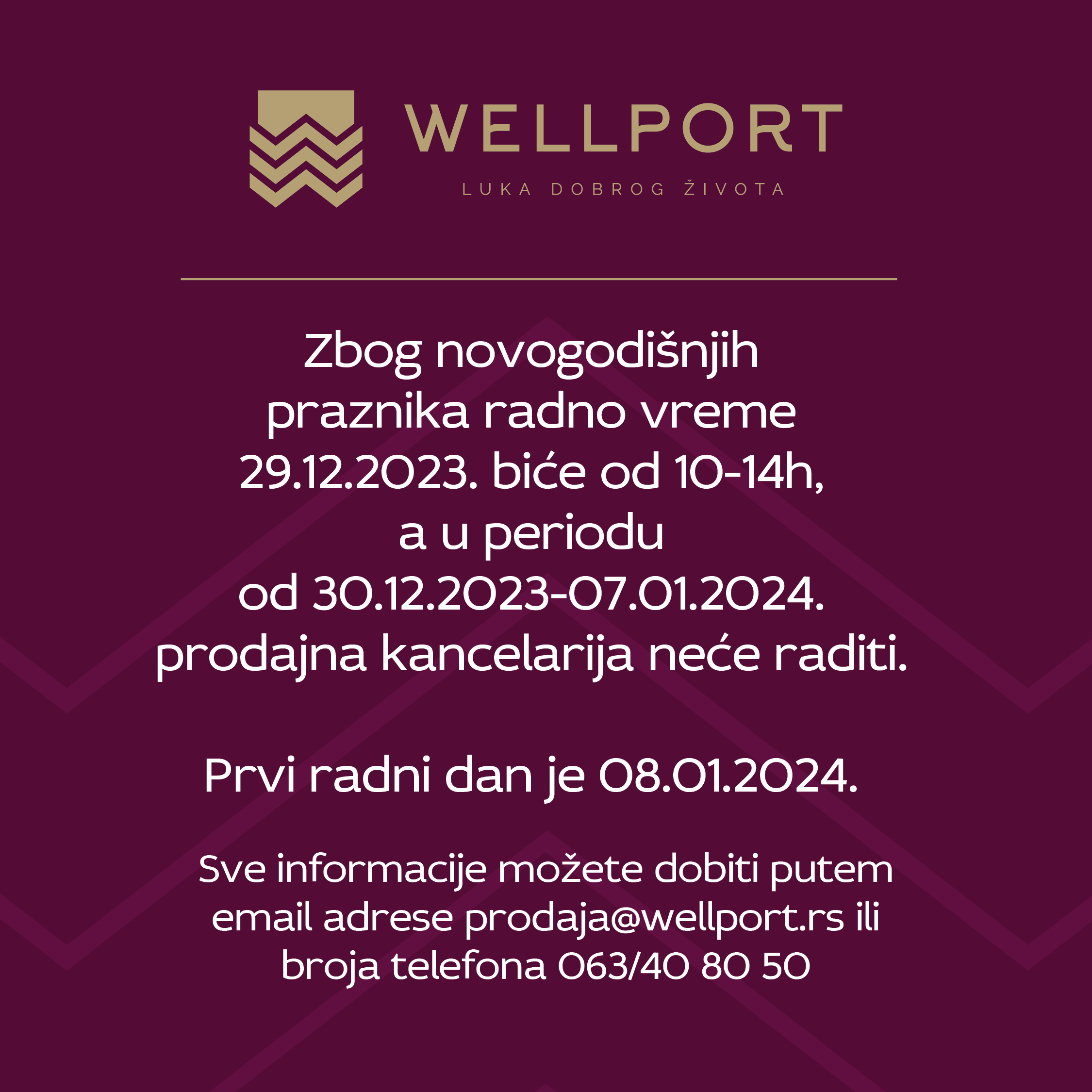 Prodaja - Wellport